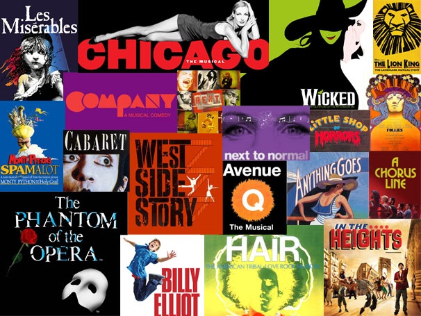 Broadway Musicals Collage